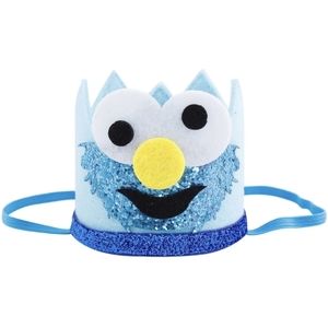 Handmade | Accessories | Cookie Monster Elmo Crown Smash Cake Birthday ...